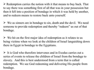 Redemption_Part 1 | PPT | Christianity | Religion & Spirituality