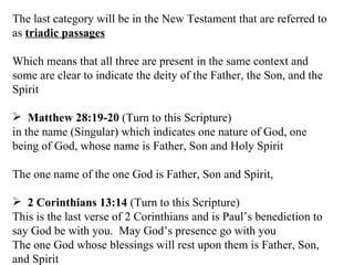 The Trinity and Church History | PPT