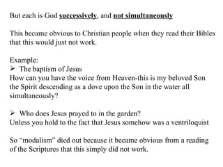 The Trinity and Church History | PPT