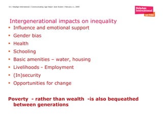 Intergenerational consequences of inequality | PPT