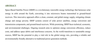 space based solar power powerpoint english | PPTX