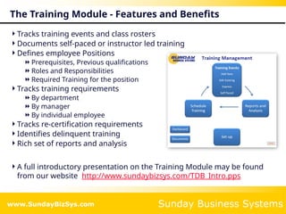Document control and Employee Training management for ISO 9001 ...