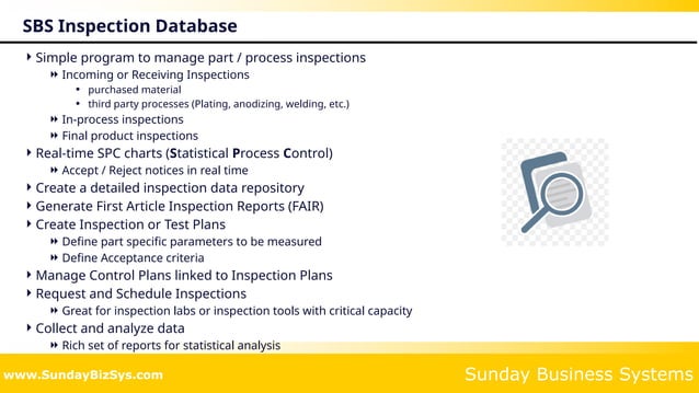 Managing inspection data for ISO 9001 and product compliance | PPT