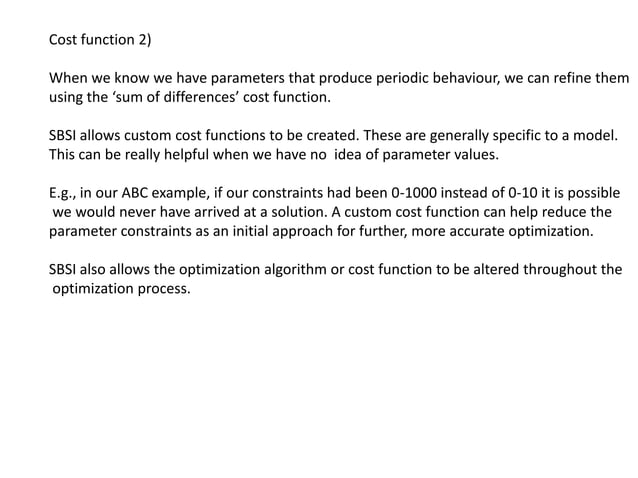 SBSI optimization tutorial | PPTX | Computing | Technology & Computing