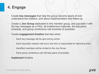Jive SBS Key Member Engagement Plan DIY | PPT