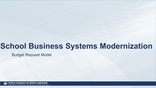 School business system modernization | PPT
