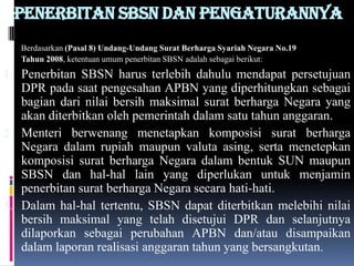 SBSN - Surat Berharga Syariah Negara | PPTX
