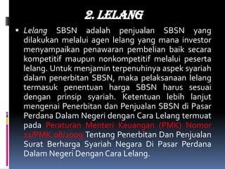 SBSN - Surat Berharga Syariah Negara | PPTX
