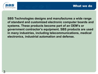 Sbs overview r4 | PPT