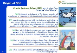 SBS College | PPT