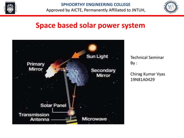 space based solar power system ppt.pdf | Space and Astronomy | Science