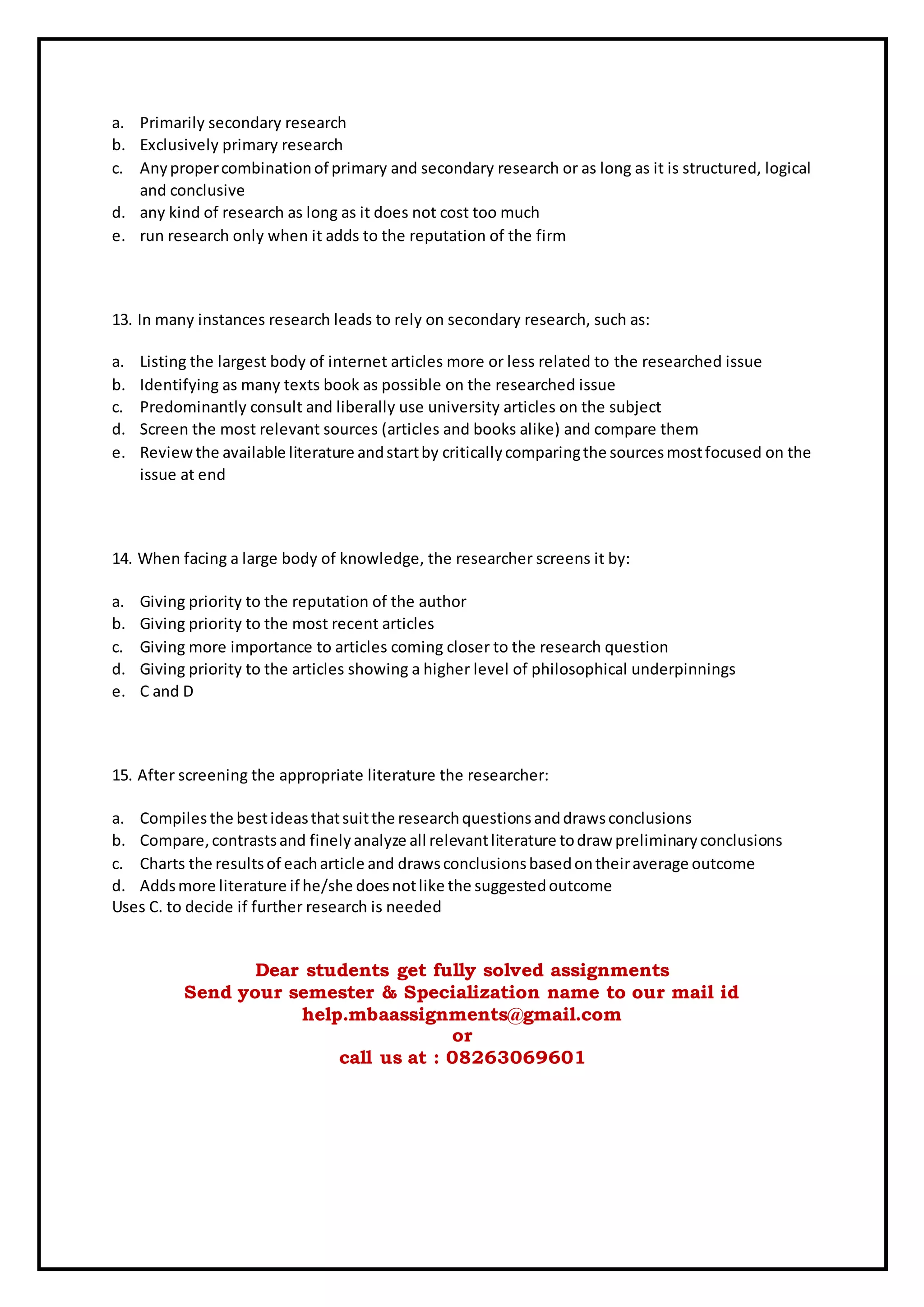 Sbs solved exam ques | DOCX Sbs solved exam ques | DOCX
