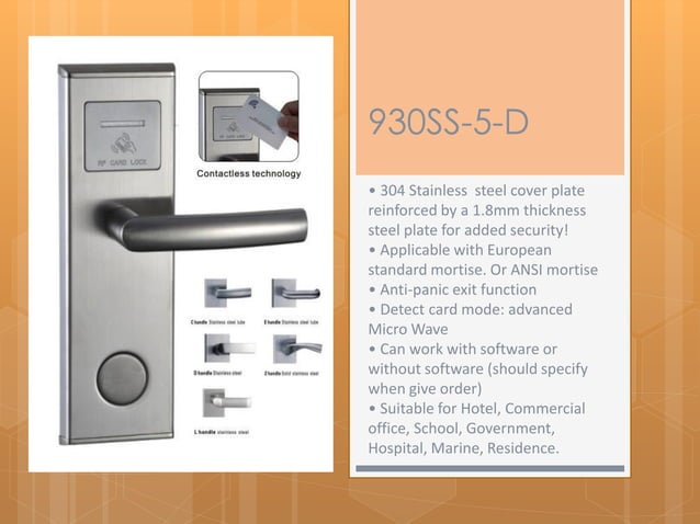 DOOR LOCKS - FULL LIST | PDF | Technology & Computing