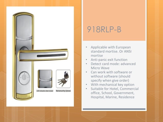 DOOR LOCKS - FULL LIST | PDF | Technology & Computing
