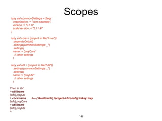 SBT Concepts, part 2 | PPTX | Programming Languages | Computing