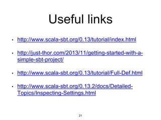 SBT Concepts, part 2 | PPTX | Programming Languages | Computing
