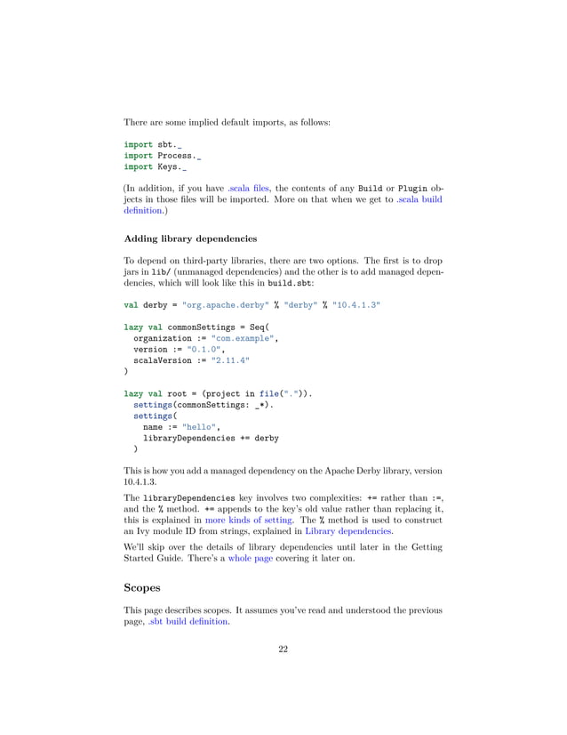 Sbt tutorial | PDF | Operating Systems | Computer Software and Applications