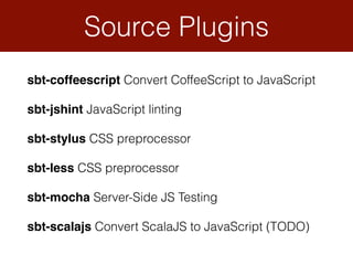 Intro to sbt-web | PDF