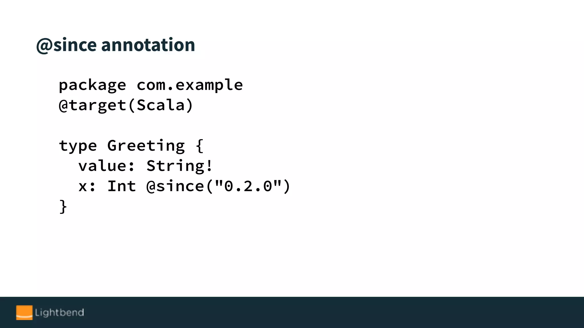 sbt, history of JSON libraries, microservices, and schema evolution ...