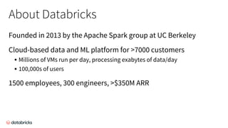 Scaling Databricks to Run Data and ML Workloads on Millions of VMs | PPT