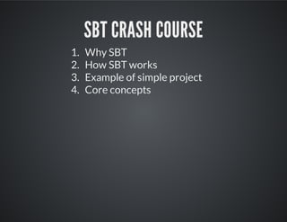 SBT Crash Course | PPT