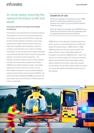 sense monitoring network qos | PDF