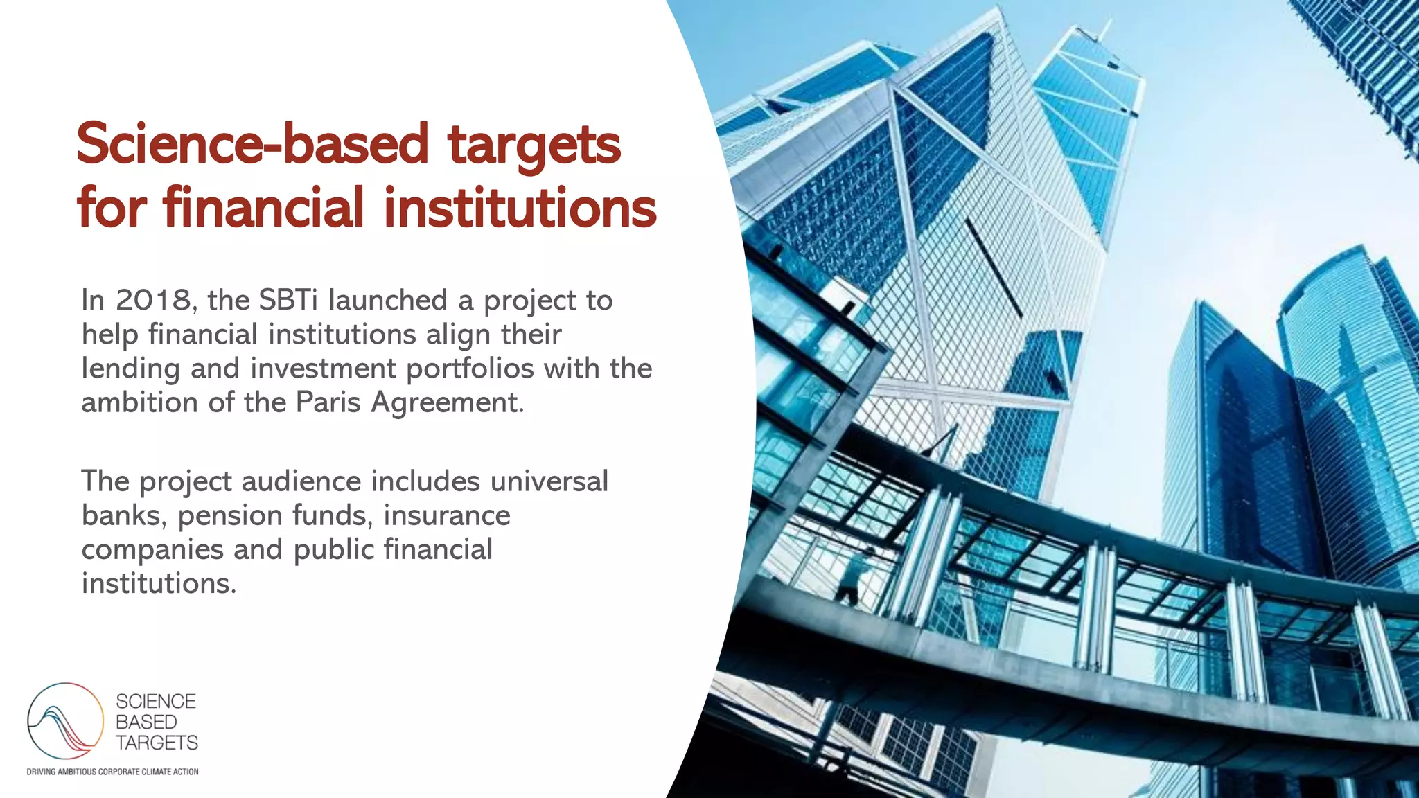 Science Based Target Setting for Financial Institutions | PDF