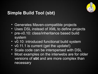 Sbt, idea and eclipse | PPT | Web Development | Internet