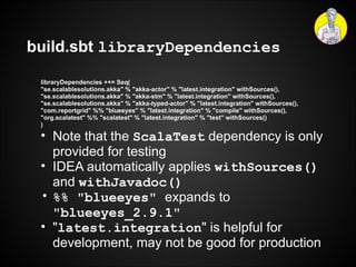 Sbt, idea and eclipse | PPT | Web Development | Internet