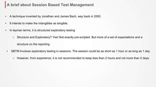 Session Based test management | PPT