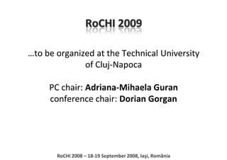 RoCHI 2008 | PPT
