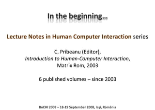 RoCHI 2008 | PPT