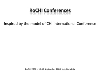 RoCHI 2008 | PPT