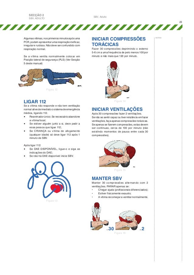 Manual de Suporte Básico de Vida (SBV) - INEM Manual de Suporte Básico de Vida (SBV) - INEM