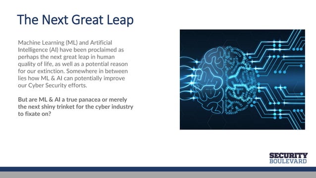 How Machine Learning & AI Will Improve Cyber Security | PPT