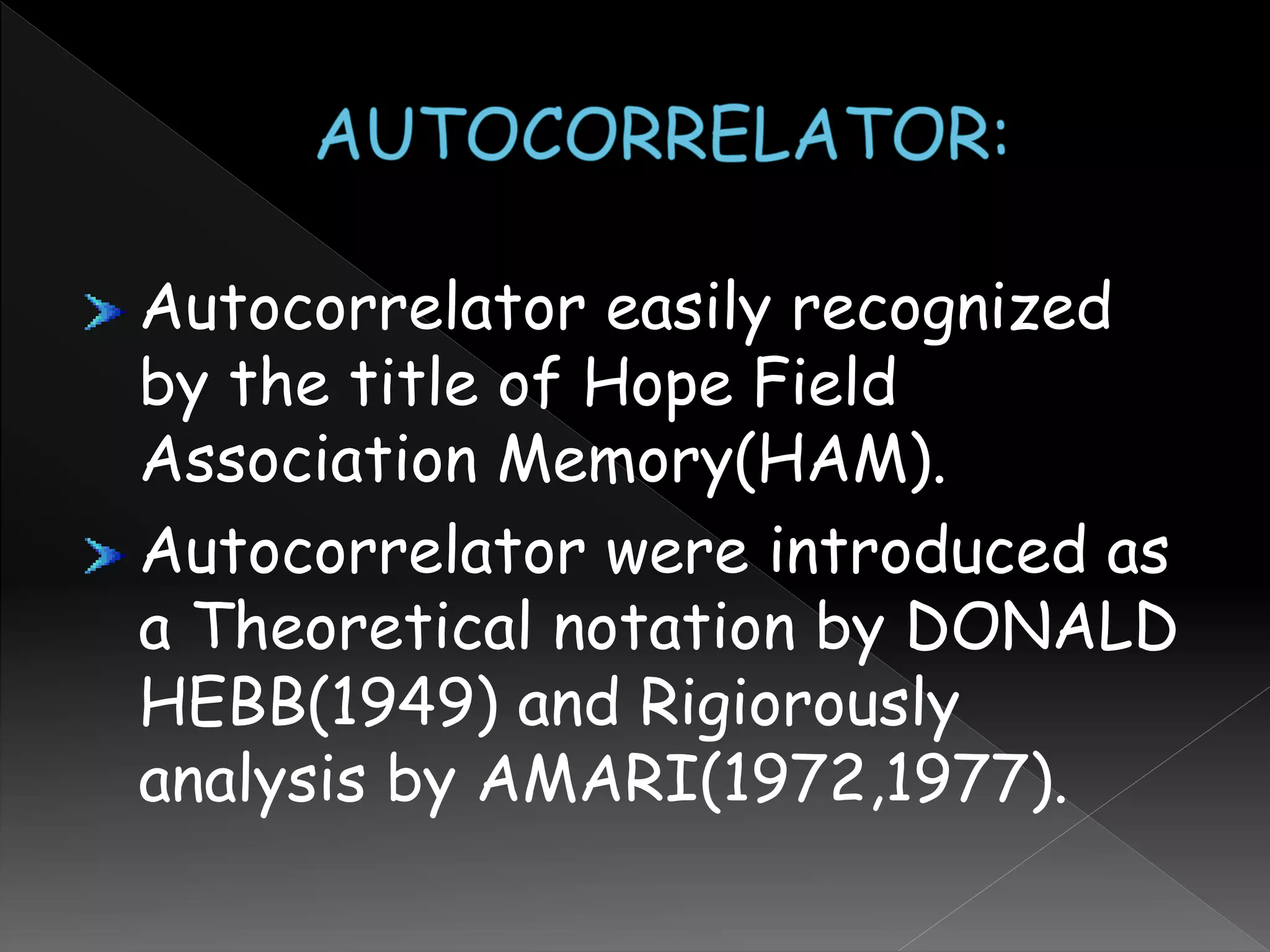 AUTO & HETRO CORRELATOR | PPTX