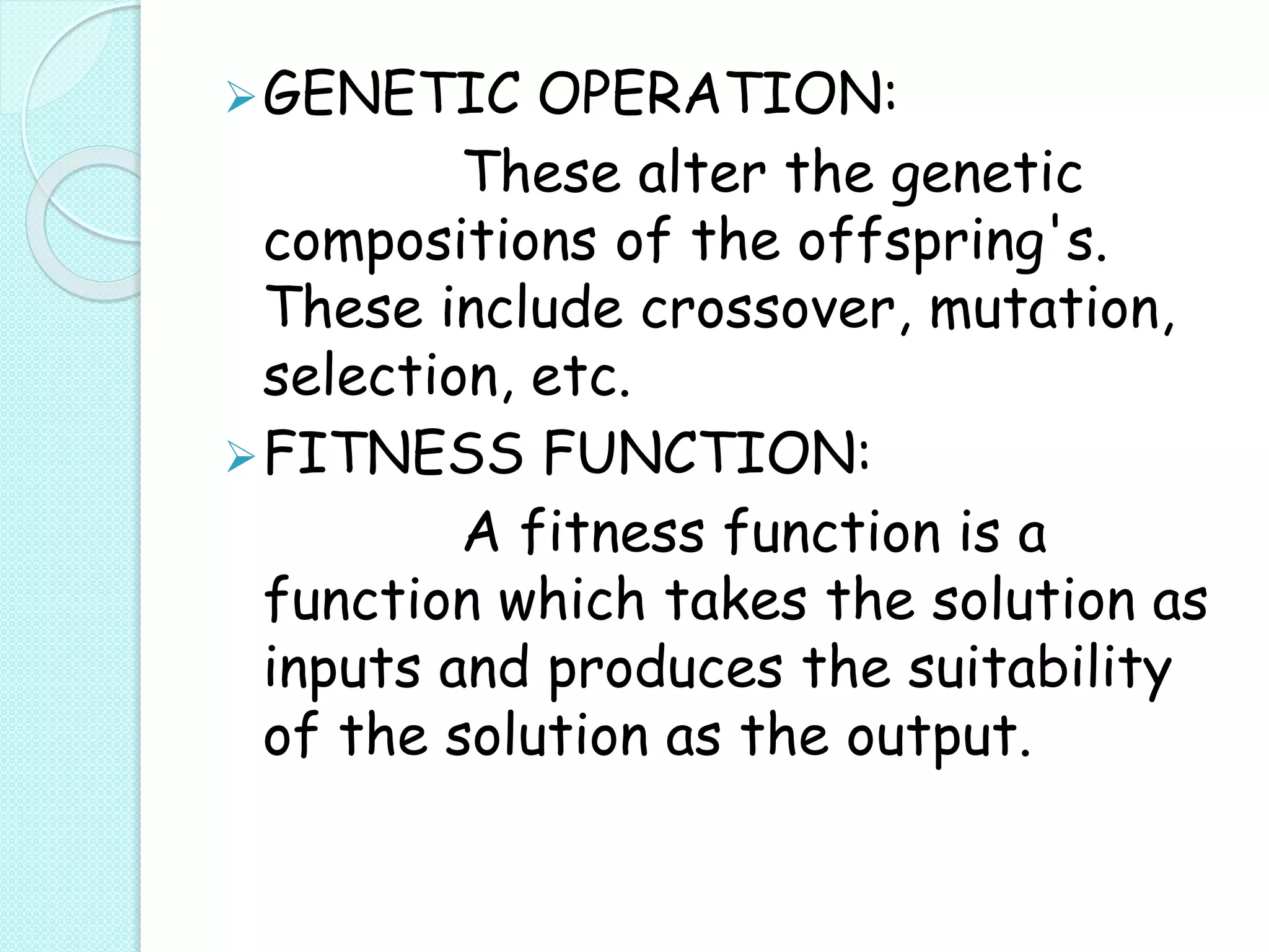 GENETIC ALGORITHM | PPT