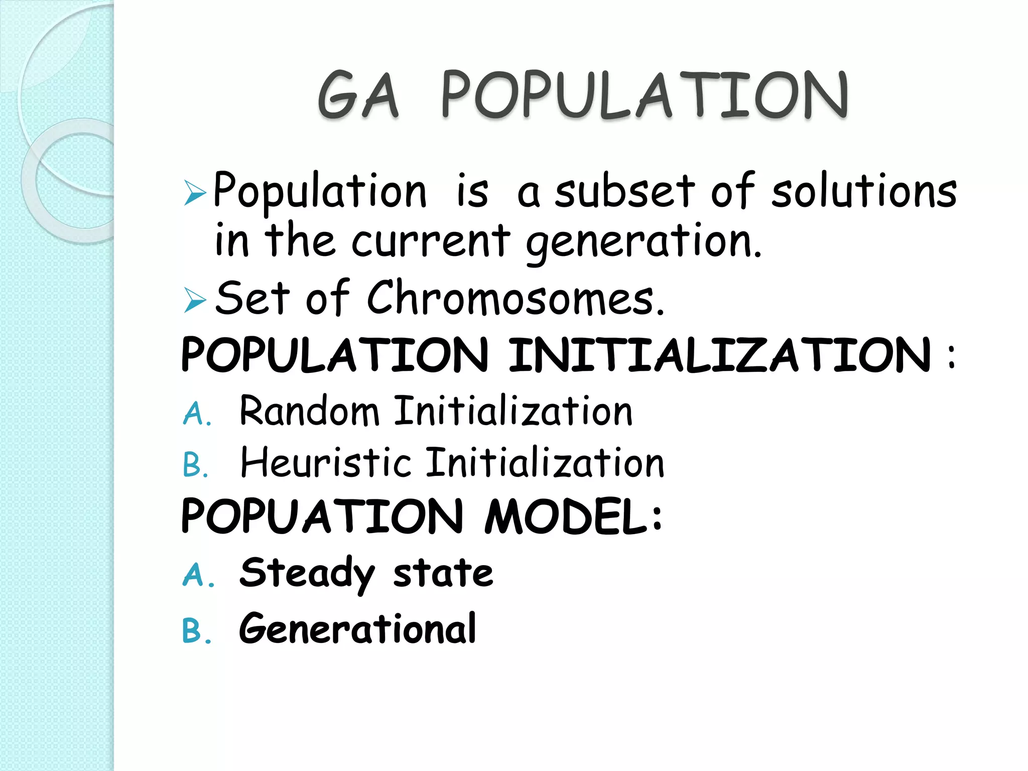 GENETIC ALGORITHM | PPT