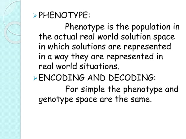 GENETIC ALGORITHM | PPT