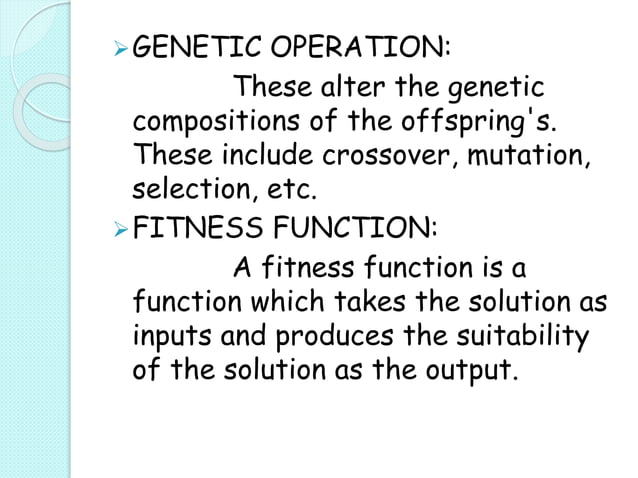 GENETIC ALGORITHM | PPT