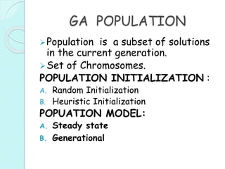 GENETIC ALGORITHM | PPT