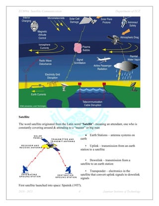 Satellite Communication for BTech ECE students | PDF