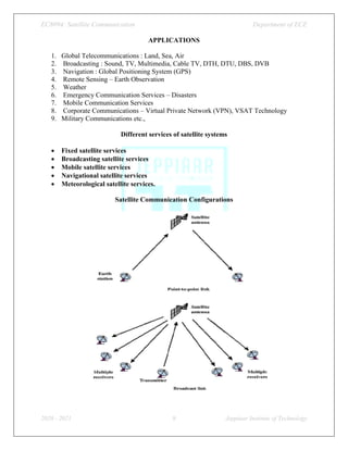 Satellite Communication for BTech ECE students | PDF