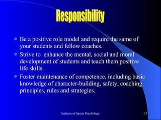 Strengthening Character in Physical Education | PPT