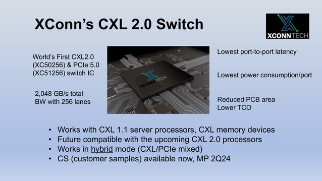 XConn: Scalable Memory Expansion and Sharing for AI Computing with CXL ...