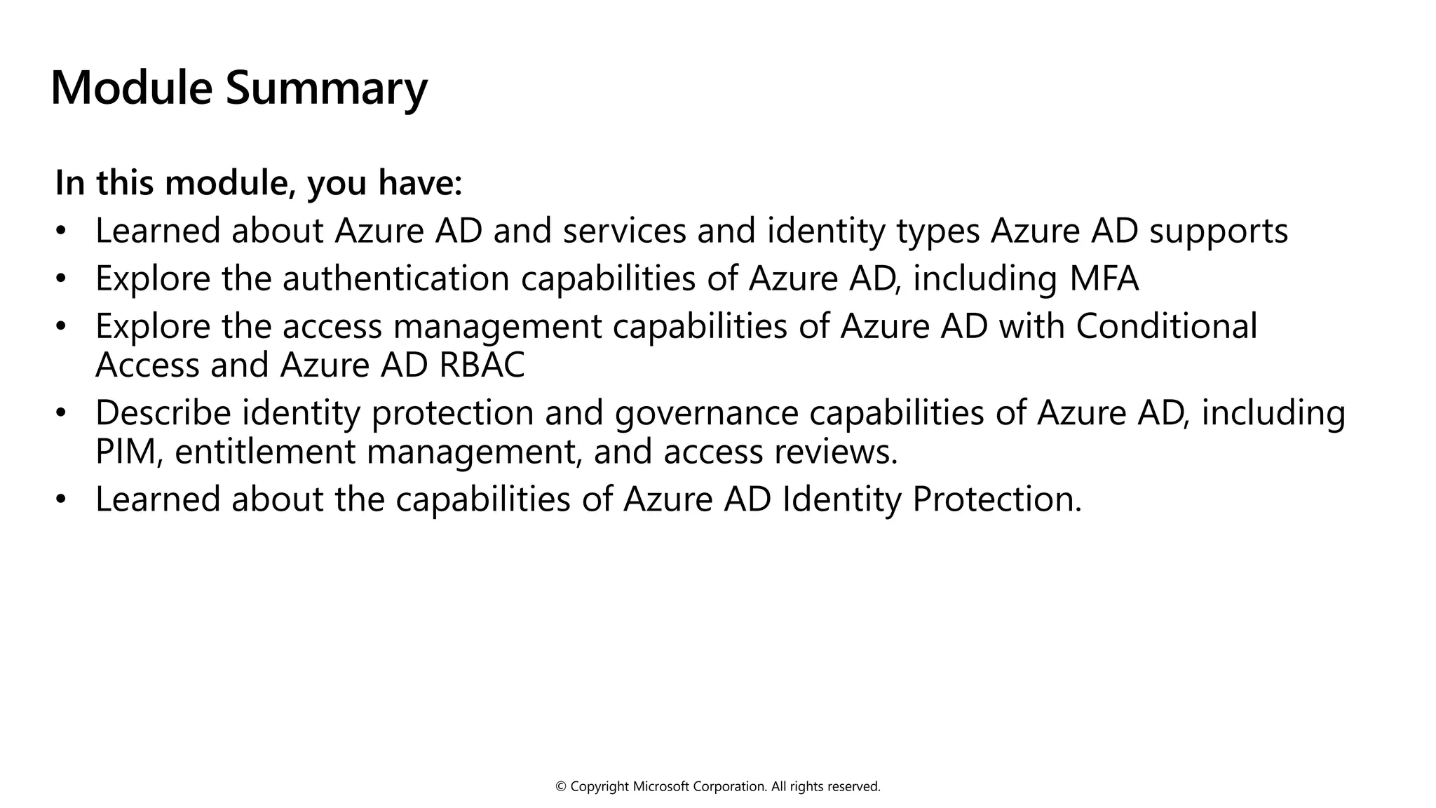 SC-900 Capabilities of Microsoft Identity and Access Management ...