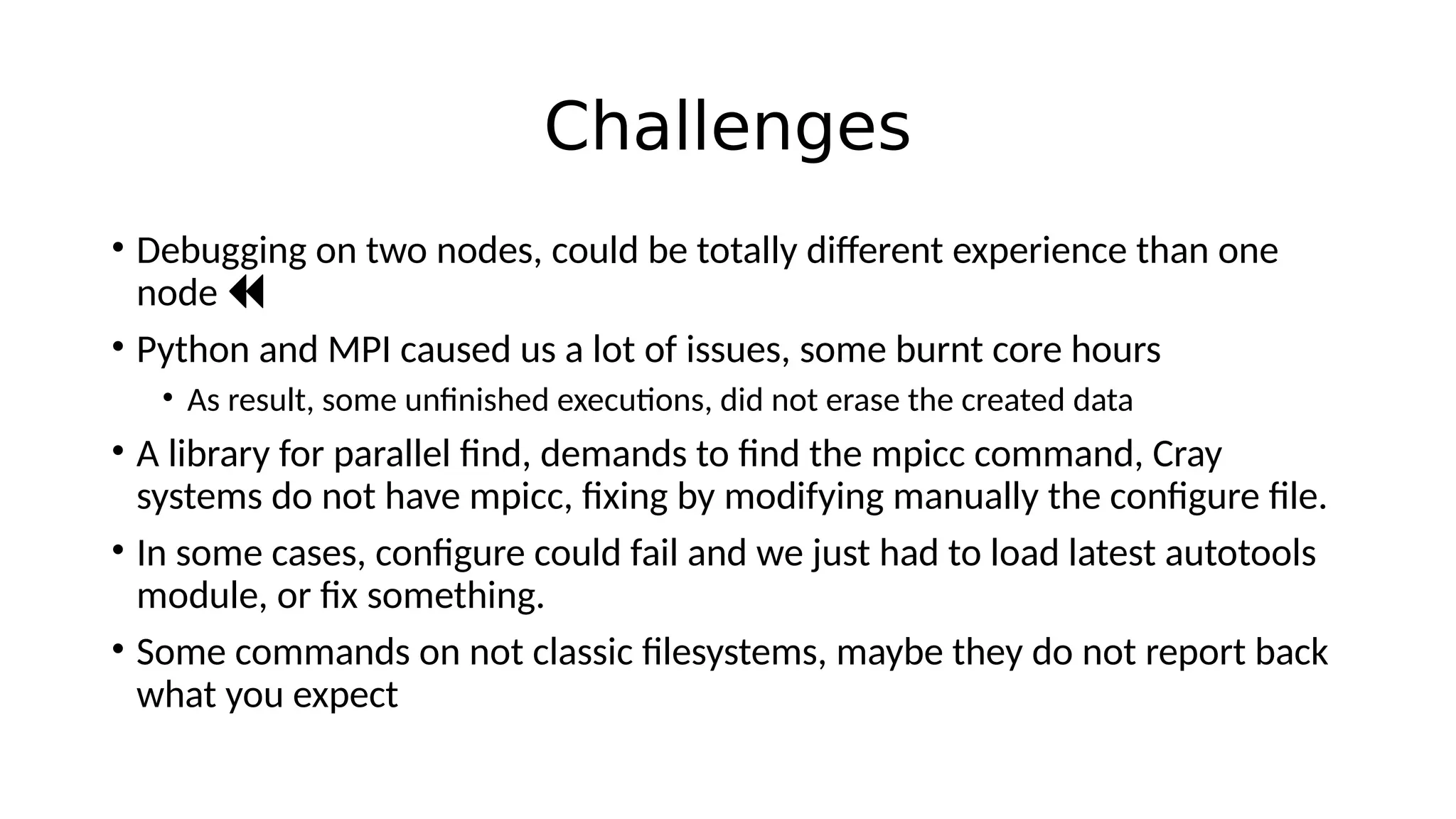 Experience using the IO-500 | PDF