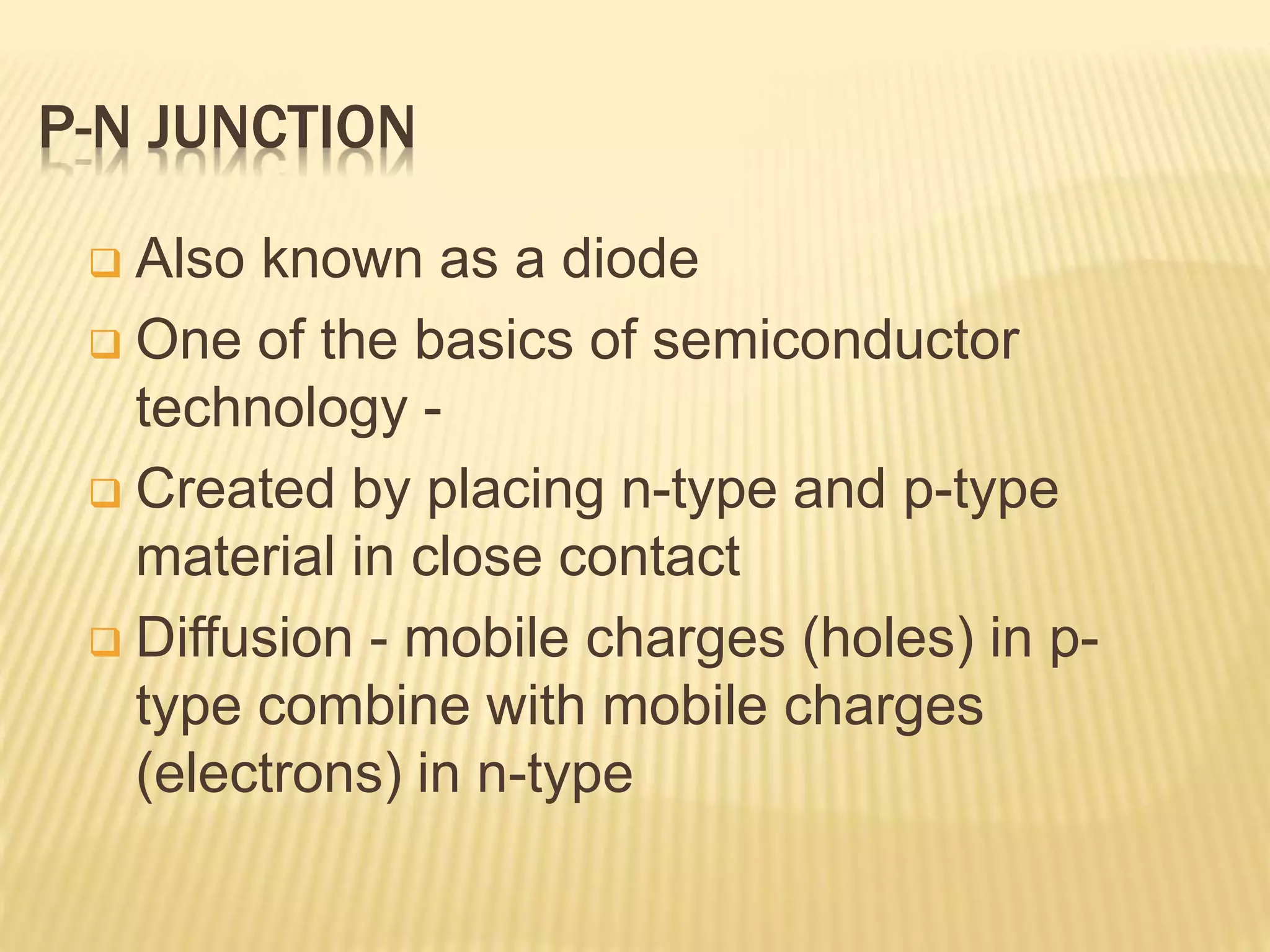 Semiconductor diodes | PPTX