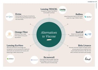 Sustainable Material Guide - Viscose | PDF