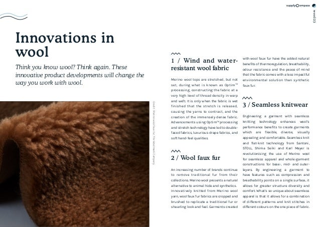 Sustainable Material Guide - Wool | PDF